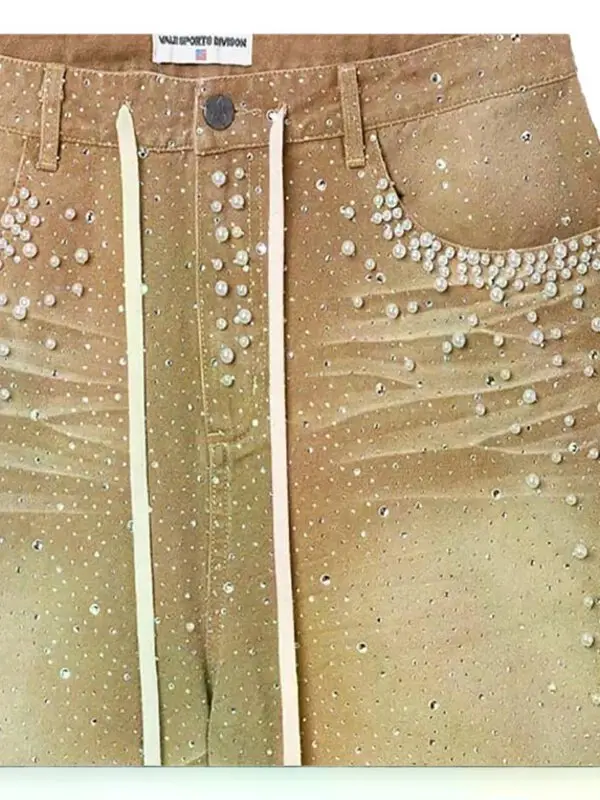 VALE FOREVER Rainstorm Pearl-embellished Shorts