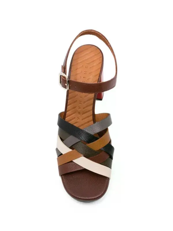 Chie Mihara Padoc Interwoven Leather Sandals