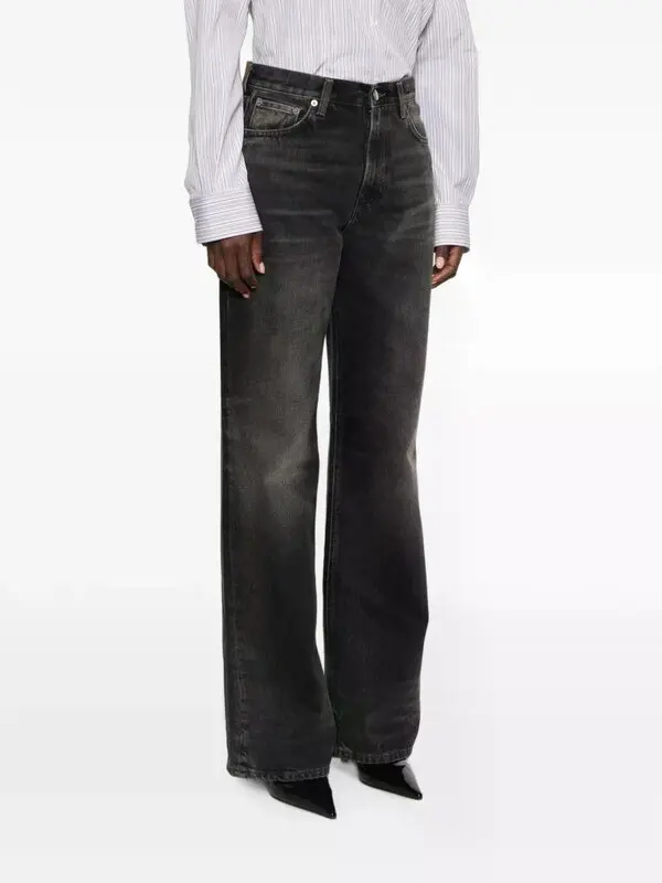 HAIKURE Straight Leg Jeans With Faded Effect