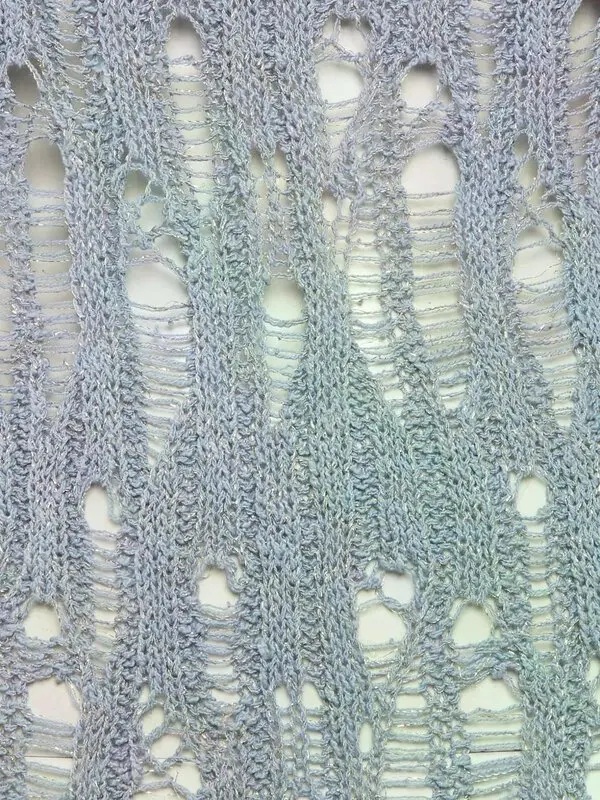 Balmain Lurex-knit Open-knit Sweater
