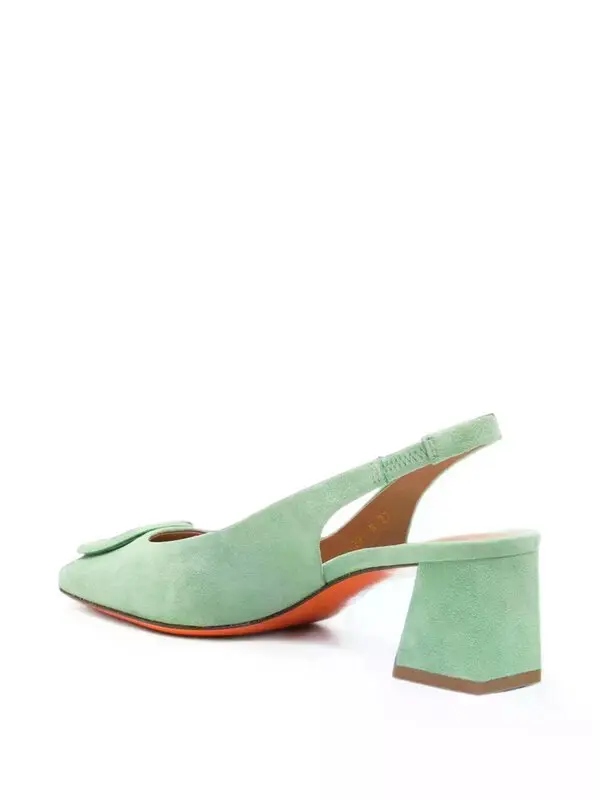 Santoni Slingback Pumps With Buckle Detail