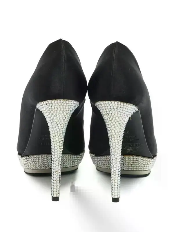 LE SILLA Embellished Peep-toe Pumps