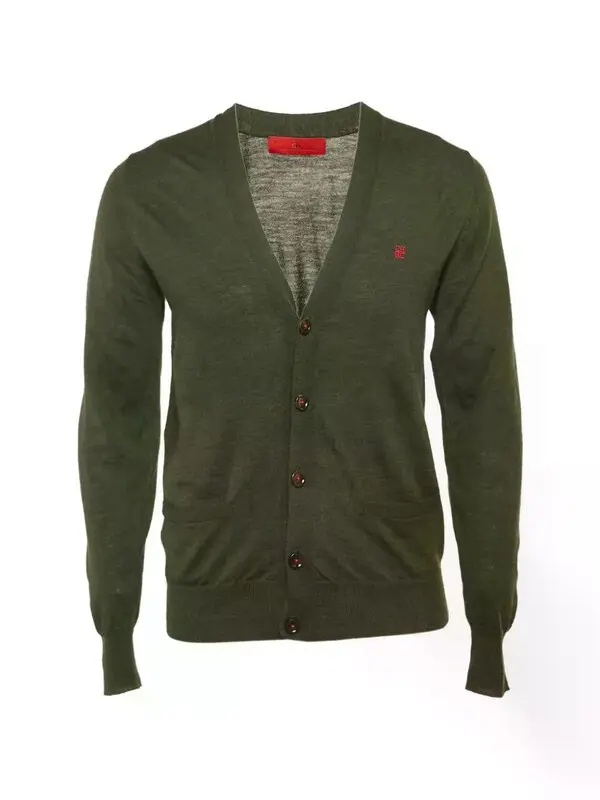Carolina Herrera V-neck Cardigan - Green