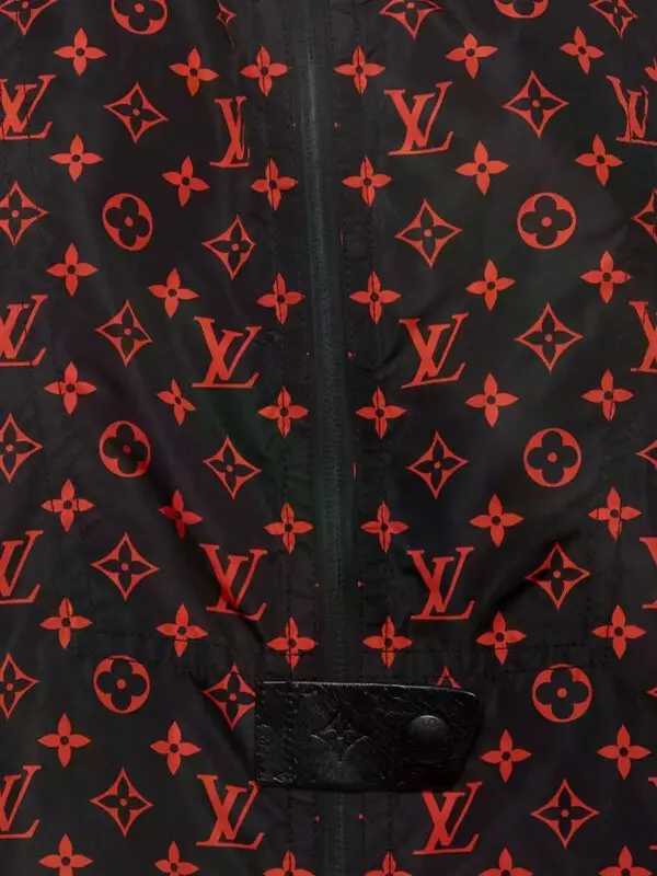 LOUIS VUITTON Monogram Print Windbreaker Jacket