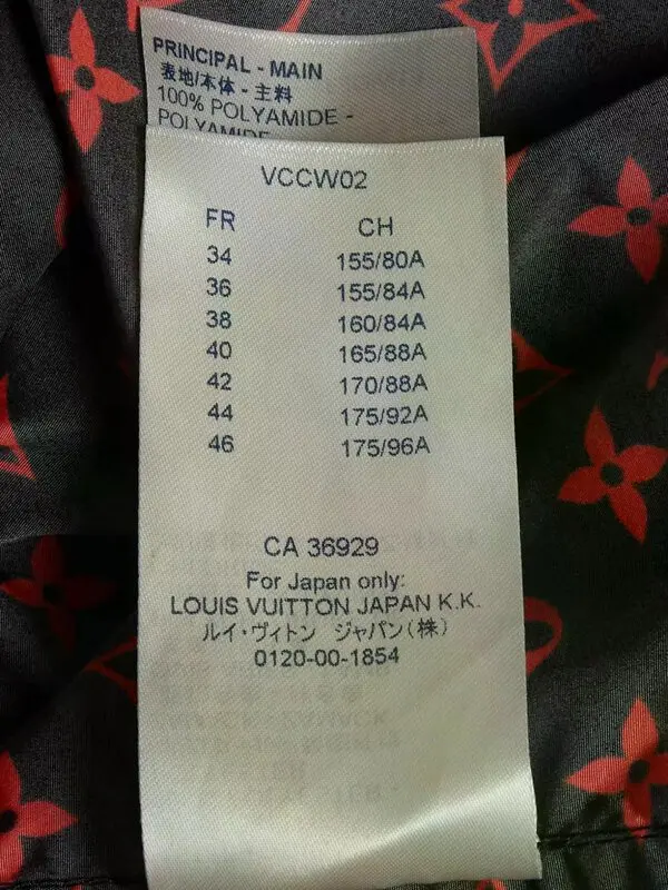 LOUIS VUITTON Monogram Print Windbreaker Jacket
