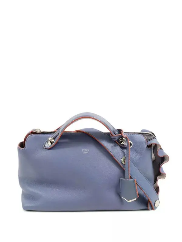 Fendi By The Way Ruffle Shoulder Bag - Blue