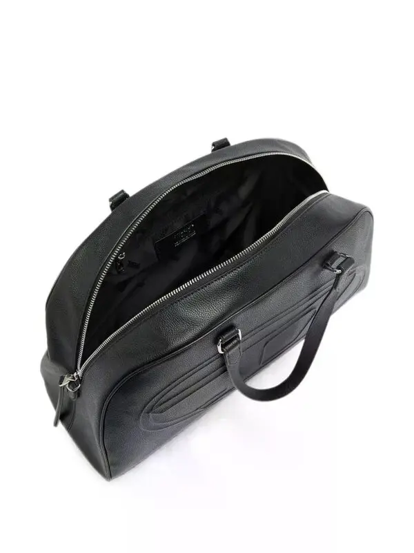DIESEL® 1dr Leather Travel Bag With Oval D Logo