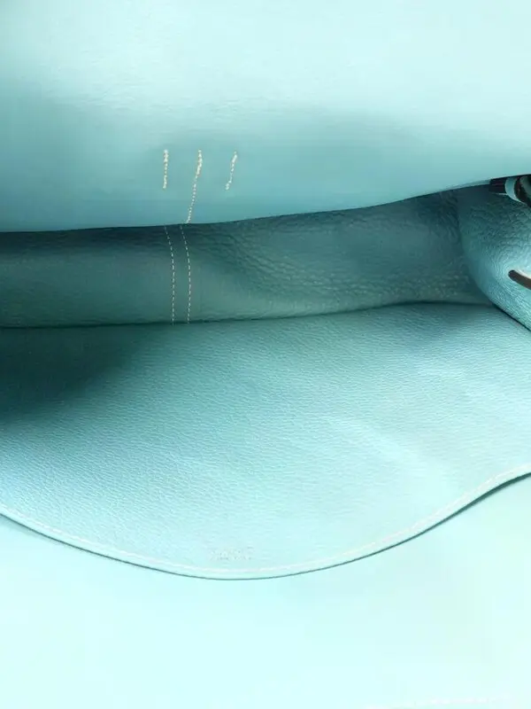 Hermès Halzan 31 Shoulder Bag - Blue