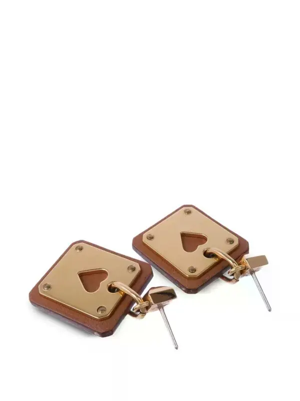 Hermès As De Cœur Earrings