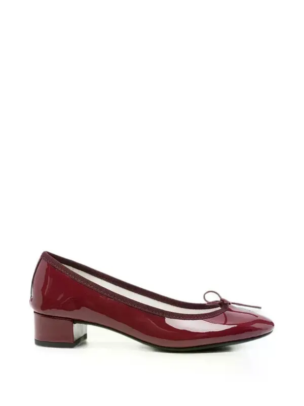 Repetto Bow-detail Pumps - Red