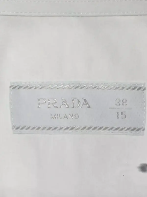 Prada Pointed-collar Long-sleeve Shirt