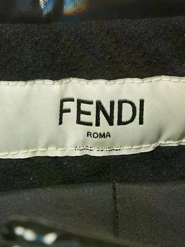 Fendi Logo Strip Holographic Ski Pants