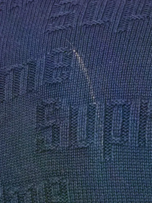 Supreme Logo Pattern Knitted Sweater