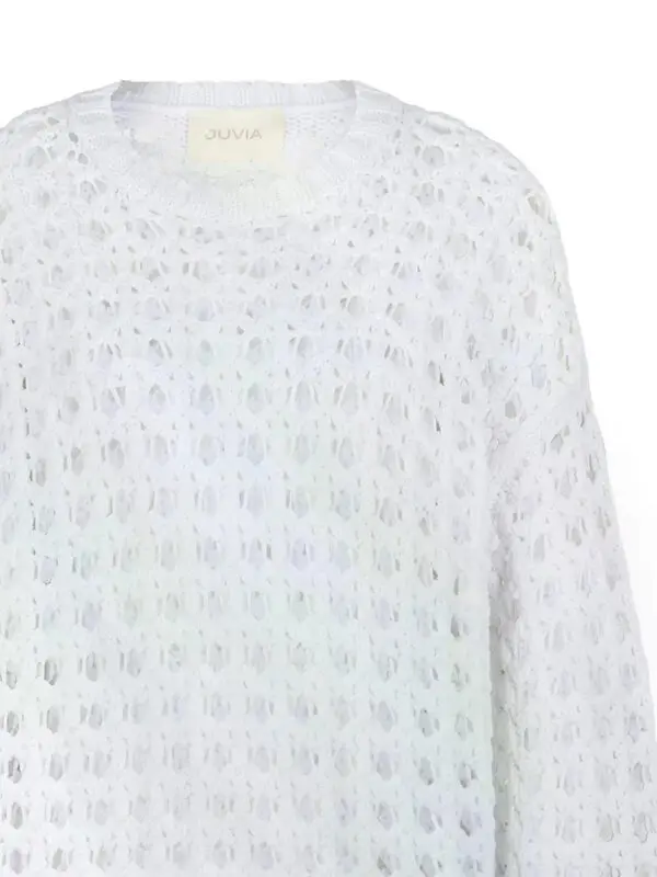 JUVIA Mirja Open-knit Sweatshirt