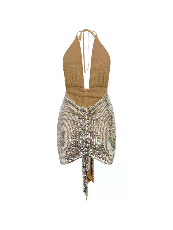 Dsquared2 All-over Sequins Mini Dress