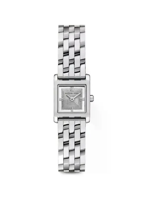Michael Kors Georgie Micro Square Case Watch - Silver