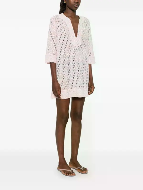 MC2 SAINT BARTH Macha V-neck Midi Dress