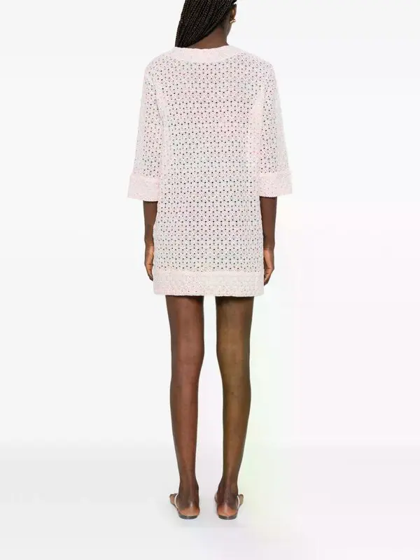MC2 SAINT BARTH Macha V-neck Midi Dress