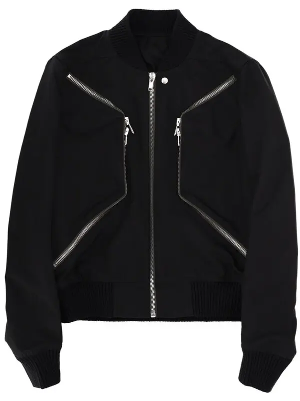 Rick Owens Heizer Flight Bomber Jacket - Black