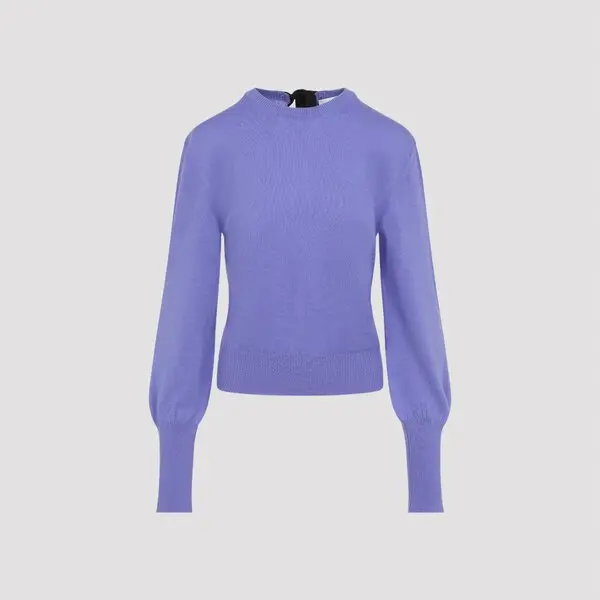 LANVIN Wool Sweater With Grosgrain Detail