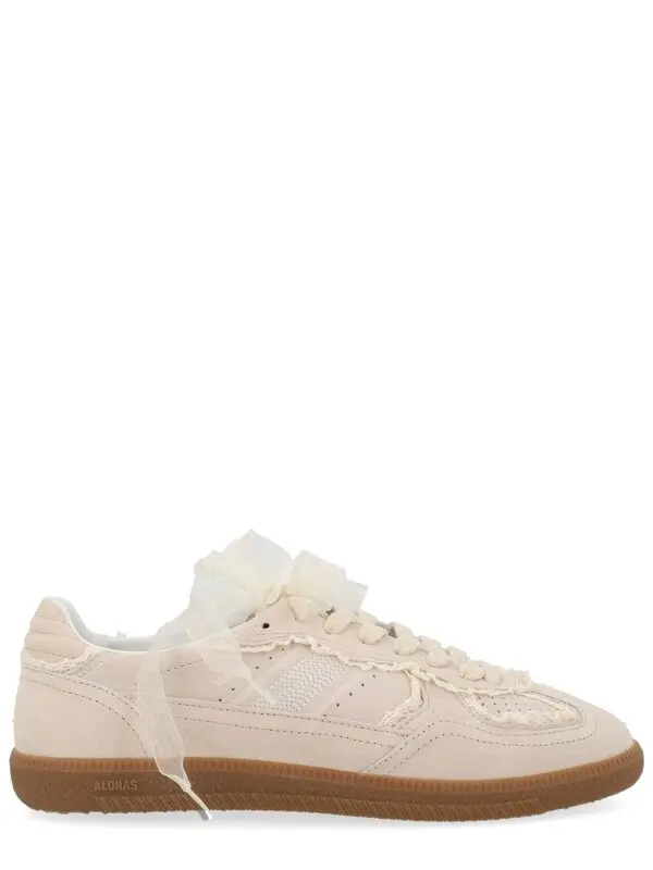 ALOHAS Suede Sneakers With Ribbon Detailing