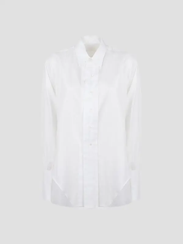 MAISON MARGIELA Long Sleeved Shirt - White