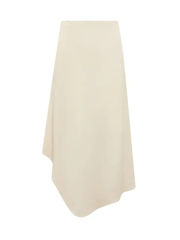 CALCATERRA Wave Mini Skirt - Ecru