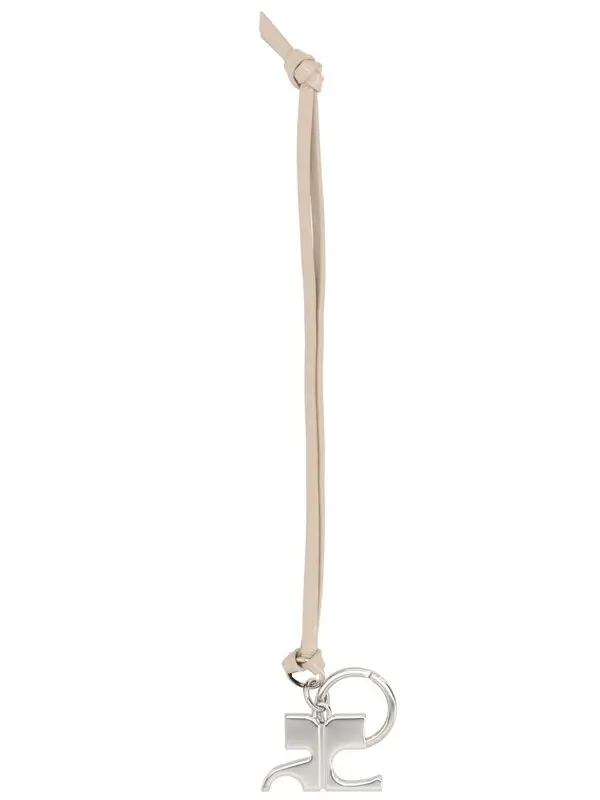 COURREGES Mini Key Holder In Varnished Leather