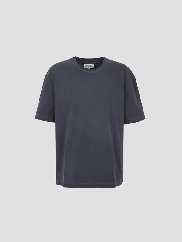 MAISON MARGIELA Oversized Cotton T-shirt - Anthracite