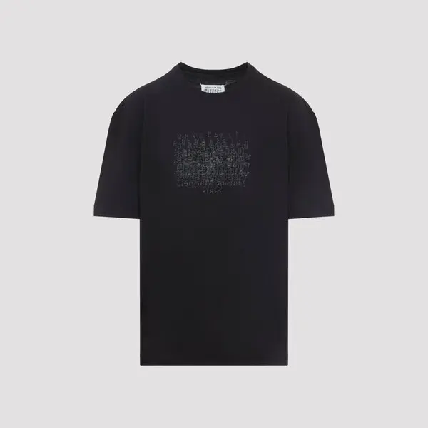 MAISON MARGIELA Classic Cotton T-shirt For - Black
