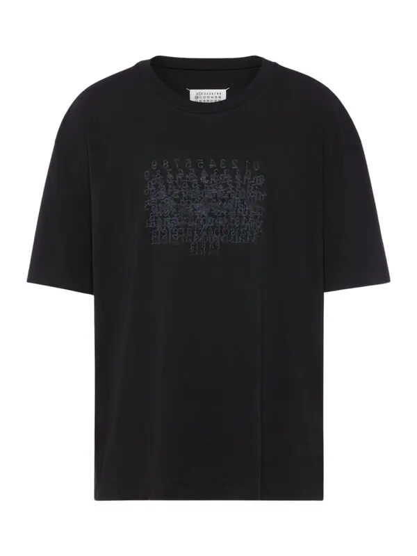 MAISON MARGIELA Graphic Print T-shirt - Black