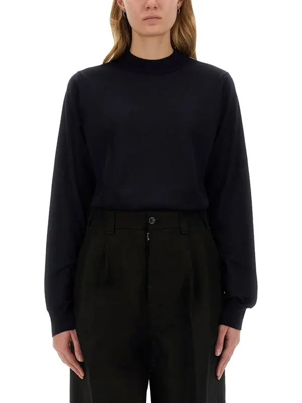 MAISON MARGIELA Wool Sweater - Blue