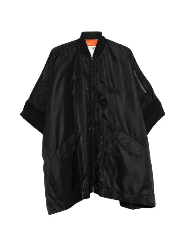 MAISON MARGIELA Nylon Cape - Black