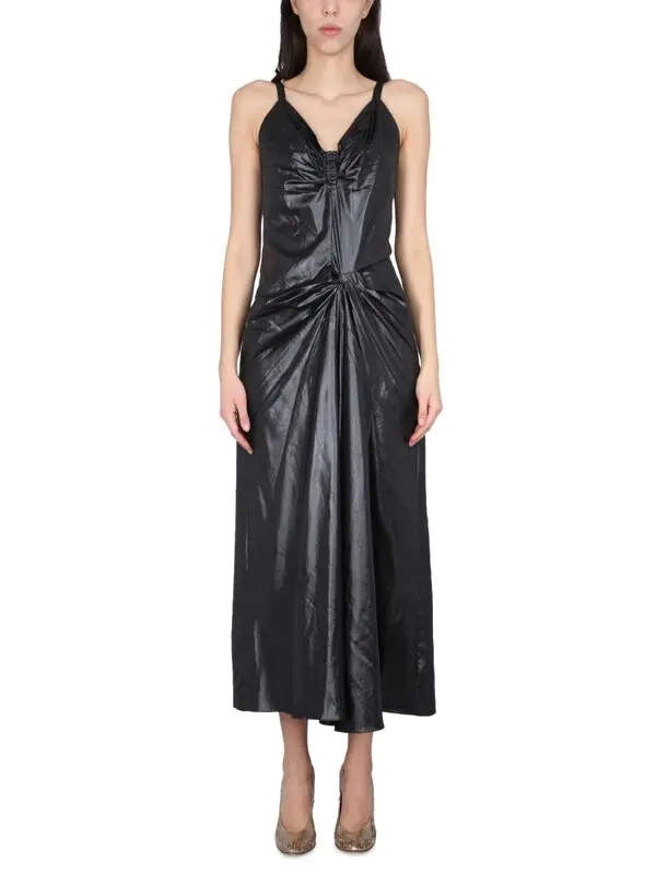 MAISON MARGIELA Ruched Midi Dress