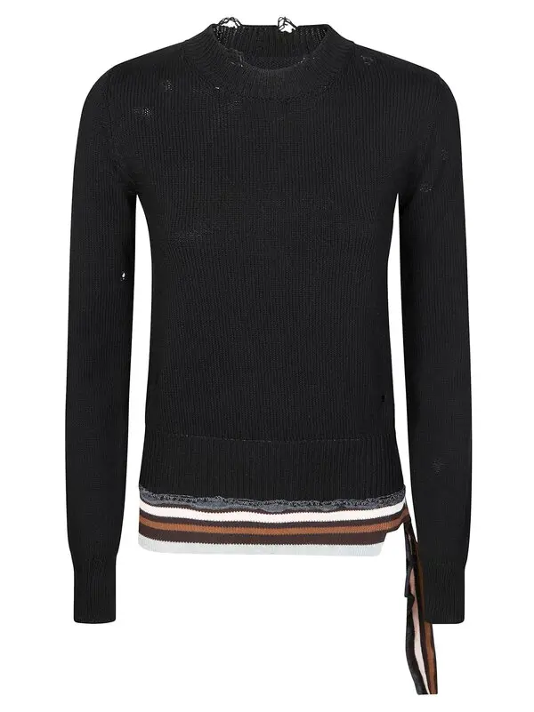 MAISON MARGIELA Striped Crewneck Sweater