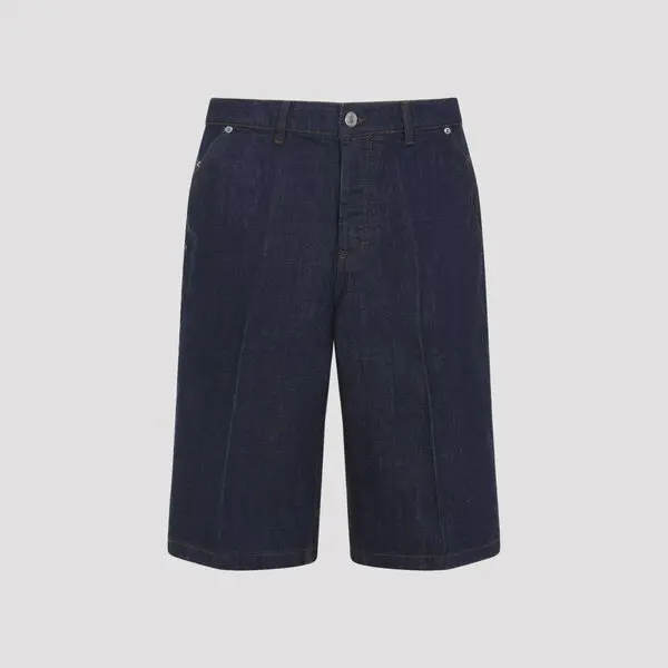 AMI Paris Loose Bermuda Shorts - Blue