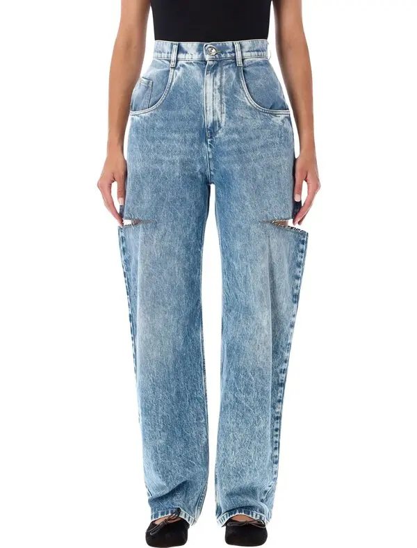 MAISON MARGIELA High-waisted Jeans - Denim