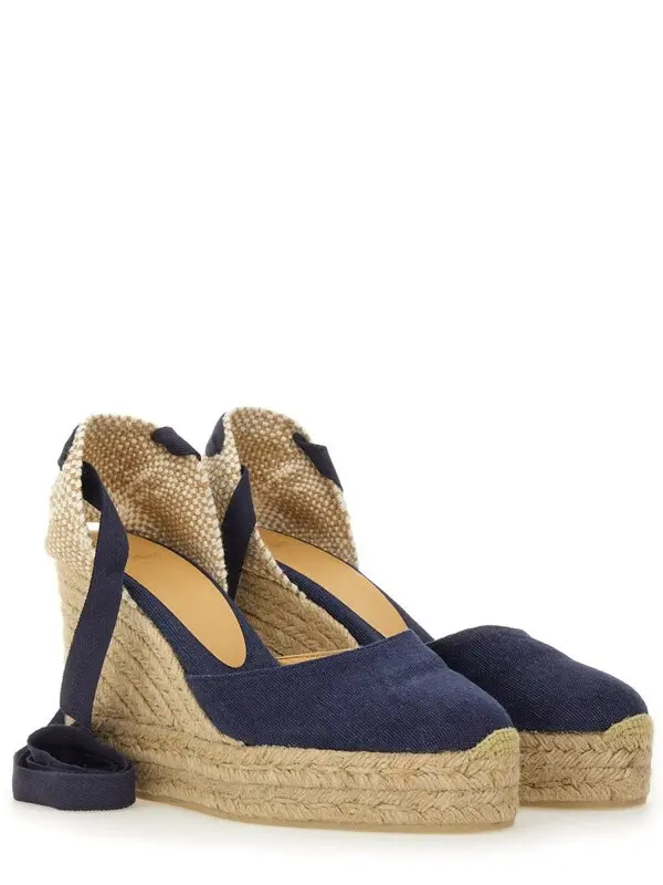 CastaÑer Espadrille Wedge Sandals - Azure