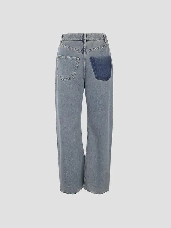 MAISON MARGIELA 5-pocket Mini Paintnts Trousers - Light Grey