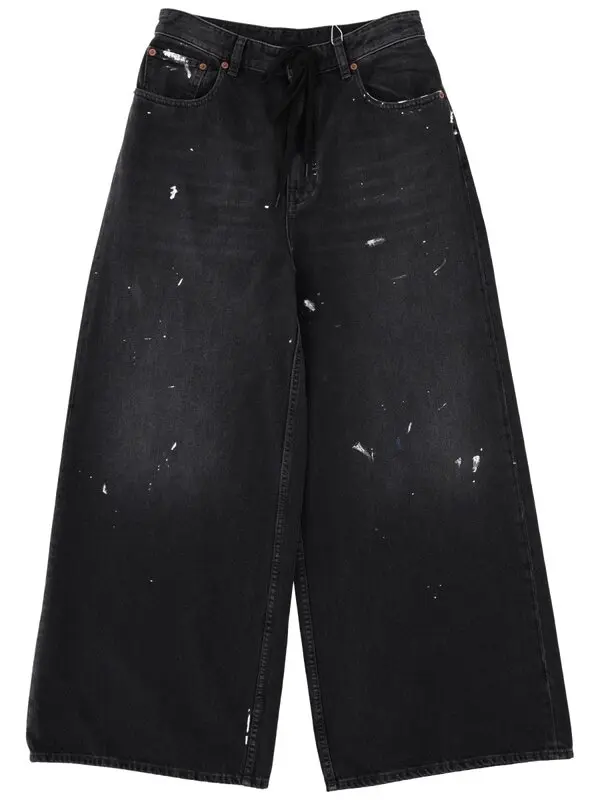 MAISON MARGIELA Distressed Wide Leg Jeans