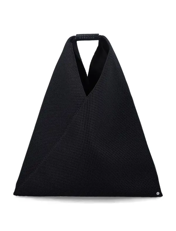 MAISON MARGIELA Origami-inspired Mesh Handbag - Black