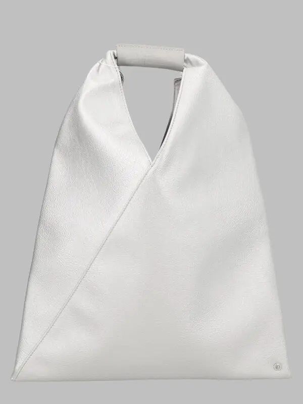 MAISON MARGIELA Structured Tote Bag With Top Handle - Silver
