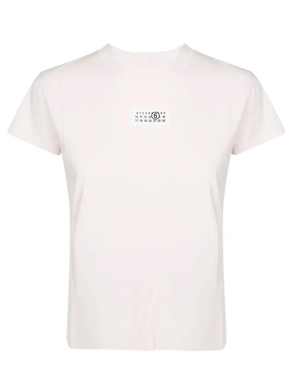 MAISON MARGIELA Numeric Cotton T-shirt - Beige