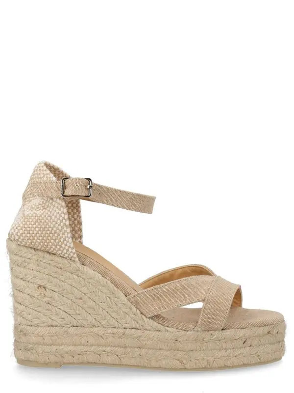 CastaÑer Espadrille Wedge Sandals With Ankle Strap