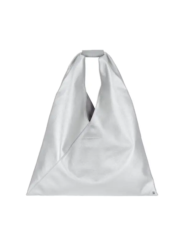 MAISON MARGIELA Mini Handbag With Metallic Accents - Silver