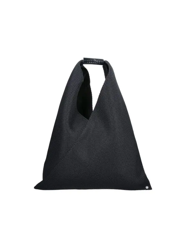 MAISON MARGIELA Mesh Triangle Tote Bag - Black