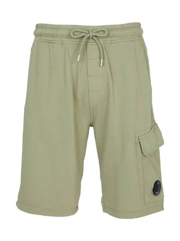 C.P. COMPANY Cargo Shorts With Drawstring Waist - Green