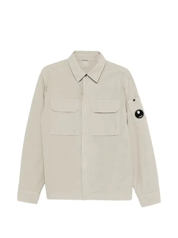 C.P. COMPANY C. P. Company Zip Pocket Overshirt - Dove