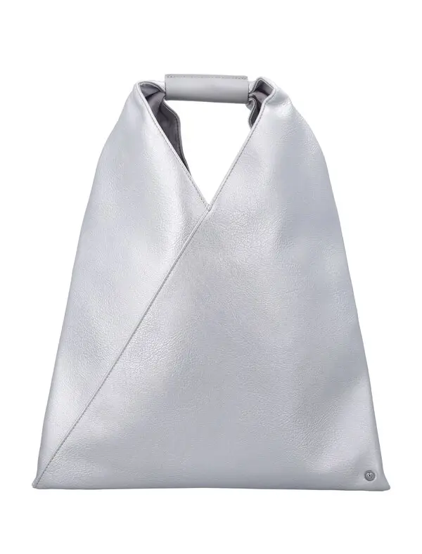 MAISON MARGIELA Small Japanese Tote Bag - Silver