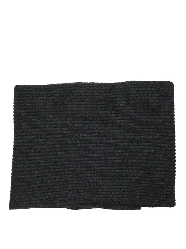 MAISON MARGIELA Ribbed Wool Blend Scarf - Nero